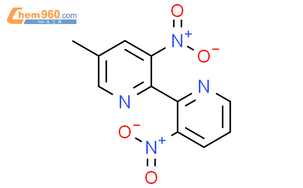 137320 30 0 2 2 Bipyridine 5 Methyl 3 3 Dinitro 化学式、结构式、分子式、mol 960化工网
