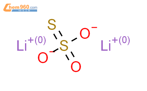 16992 28 2 Thiosulfuric Acid H2s2o3 Dilithium Salt 8ci 9ci 化学式、结构式