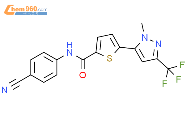 223499 99 8 2 Thiophenecarboxamide N 4 Cyanophenyl 5 [1 Methyl 3