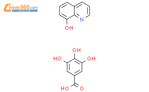 5326 62 5 Quinolin 8 Ol 3 4 5 Trihydroxybenzoic Acid化学式、结构式、分子式、mol