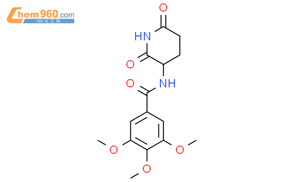 63407 08 9 N 2 6 Dioxopiperidin 3 Yl 3 4 5 Trimethoxybenzamidecas号