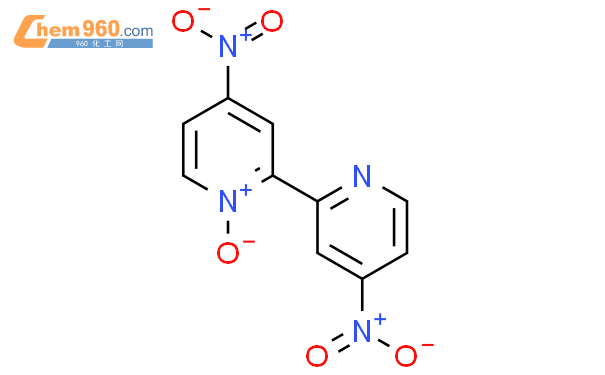 84175 12 2 4 4 Dinitro 2 2 Bipyridine N Oxide化学式、结构式、分子式、mol、smiles